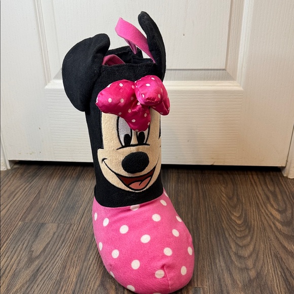 Disney | Holiday | Minnie Mouse Pink Polka Dot Standing Stocking | Poshmark